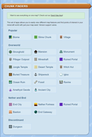 バイオーム、スライムチャンク探しに使える「Chunk Base」 | 今日のアイスはバニラ味