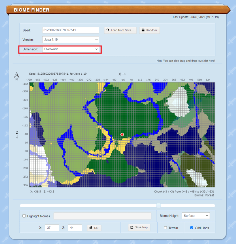 バイオーム、スライムチャンク探しに使える「Chunk Base」 | 今日のアイスはバニラ味