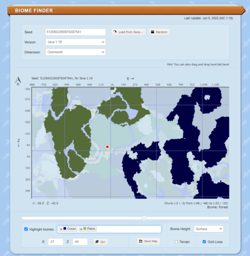 バイオーム、スライムチャンク探しに使える「Chunk Base」 | 今日のアイスはバニラ味
